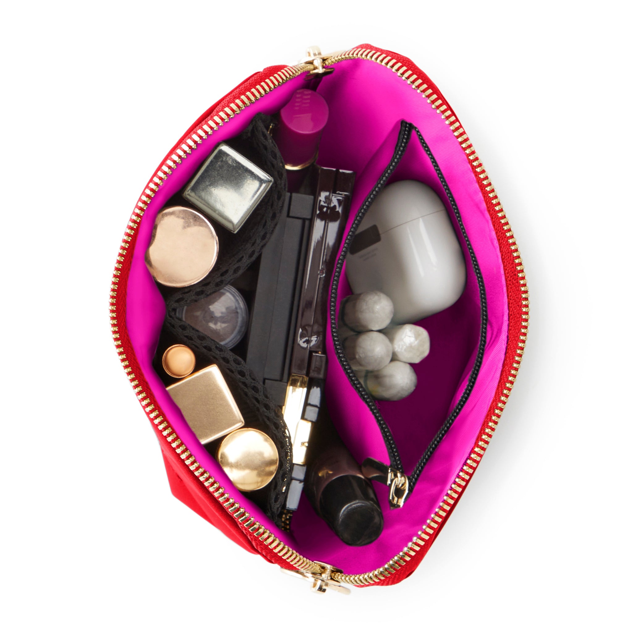 Small Makeup Bag with Multiple Compartments by Kusshi | Beauty Storage ...
